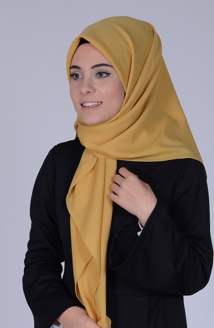 Kopftuch aus Chiffon 60031-06 Safran 06 | Sefamerve