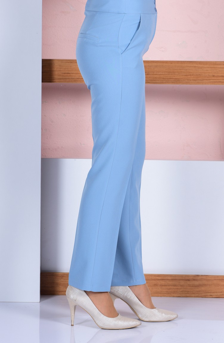 Ice Blue Pants 1101-03 | Sefamerve