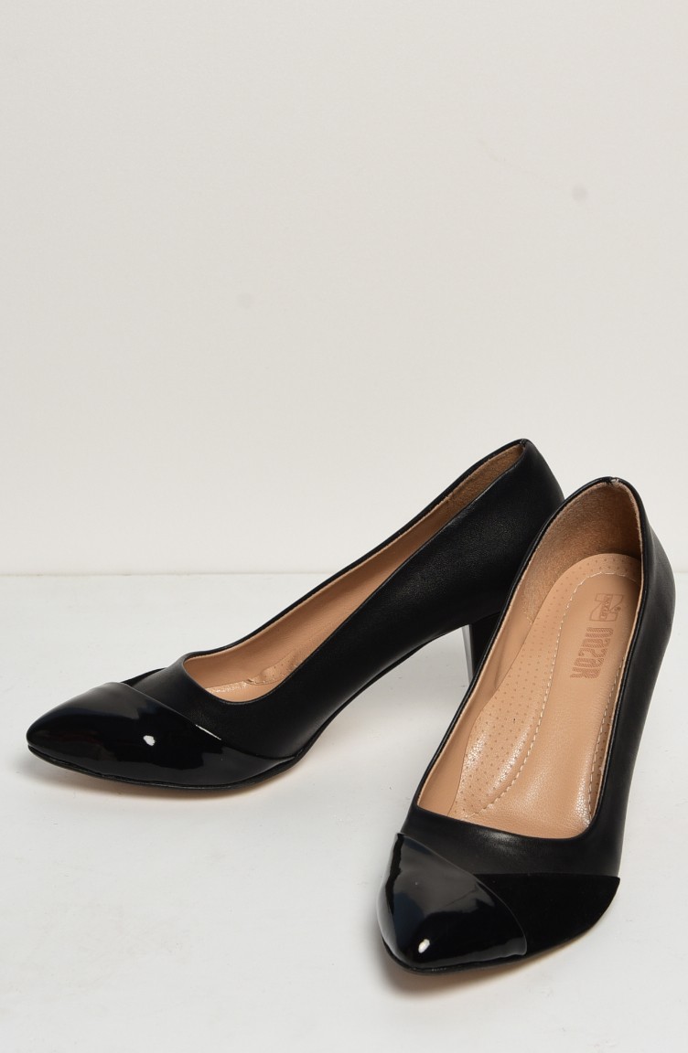 Chaussure Pour Femme a Talon 50063-04 Noir 50063-04 | Sefamerve