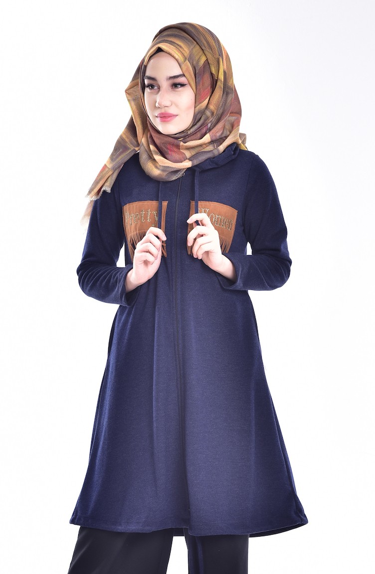 Navy Blue Cape 0462-01 | Sefamerve