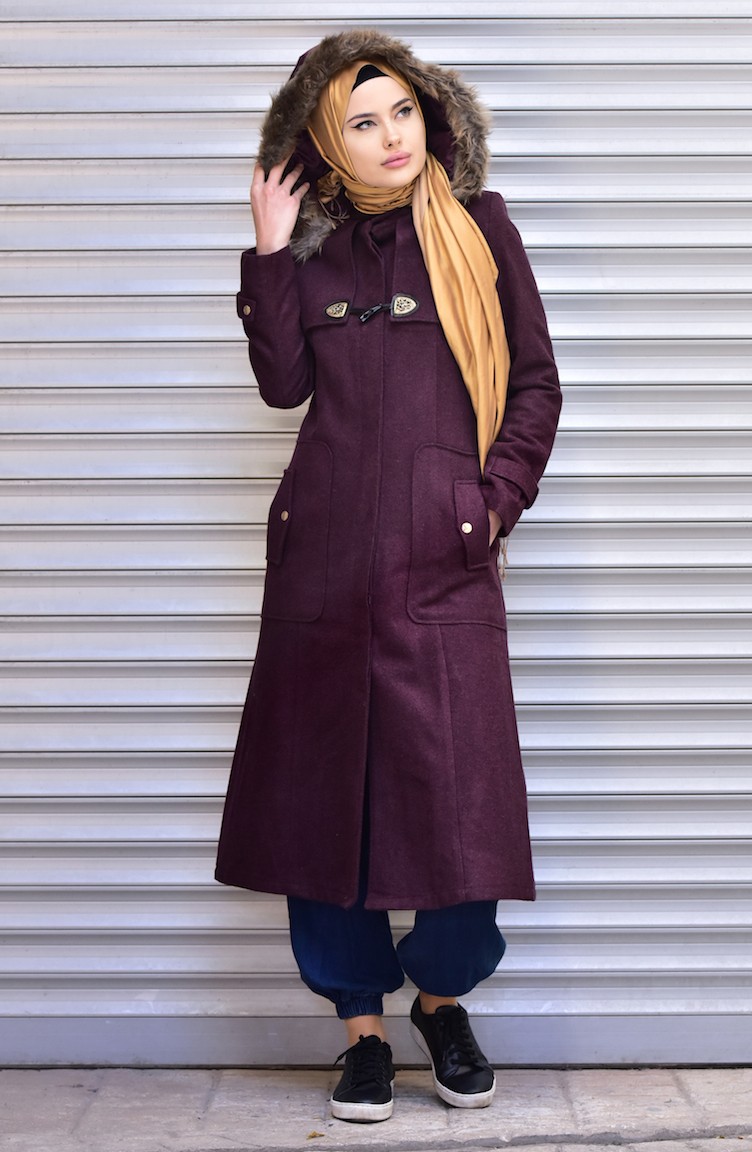Plum Coat 71143-02 | Sefamerve