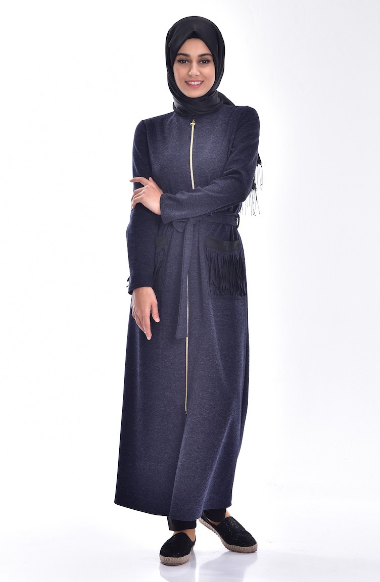 Navy Blue Mantel 4159-04 | Sefamerve