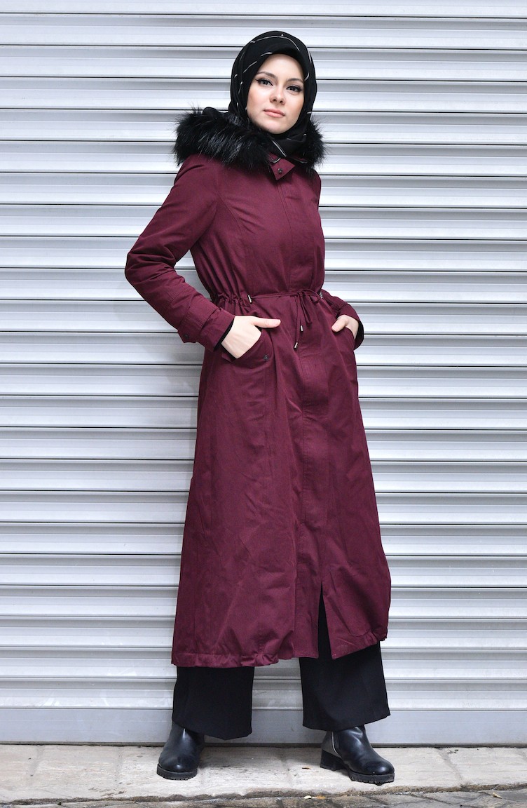 Claret Red Coat 35766-05 | Sefamerve