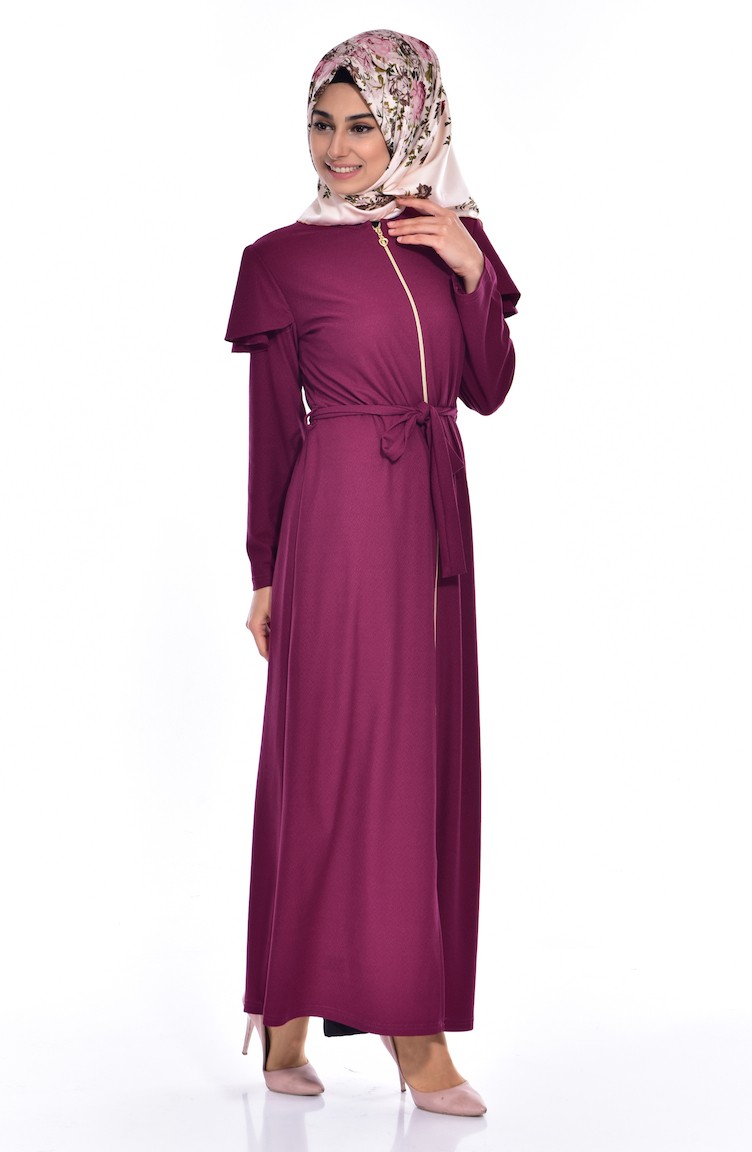 Fuchsia Abaya 5194-07 | Sefamerve