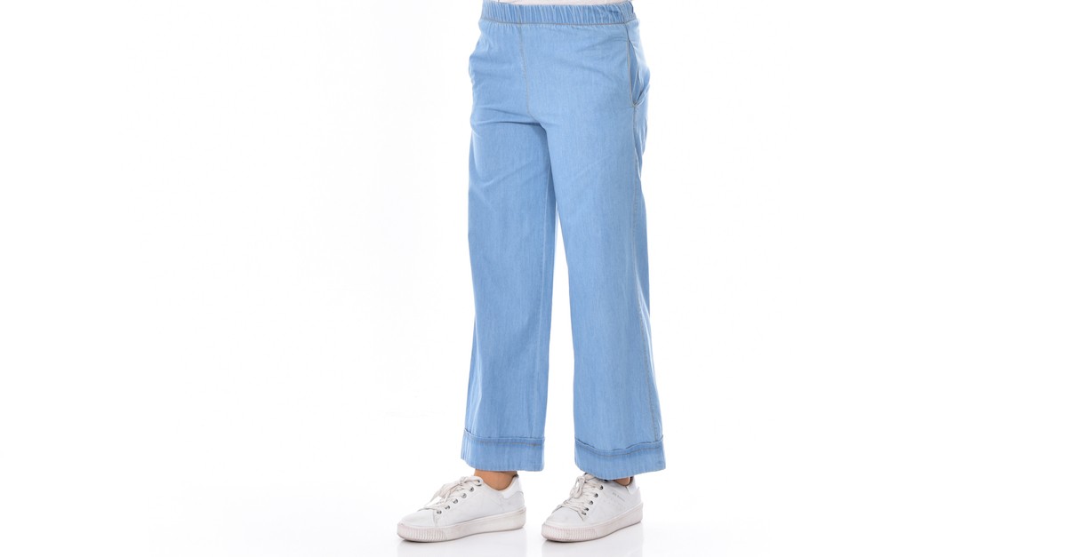 Ice Blue Pants 9089-01 | Sefamerve