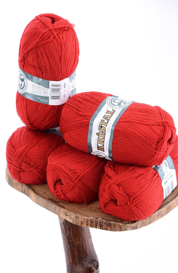 Red Knitting Yarn 269-033 | Sefamerve