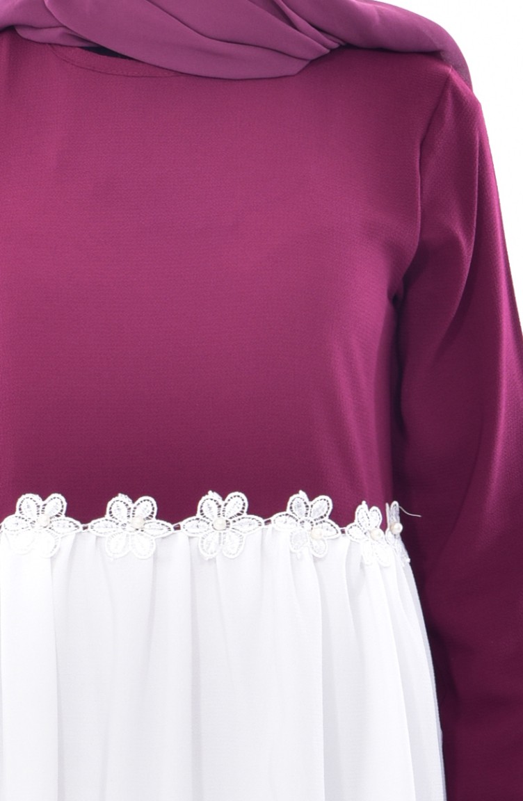 YNS Tunic Pants Double Suit 3859-07 Plum 3859-07 | Sefamerve