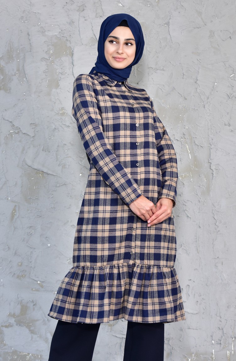 Frilly Tunic 2465-02 Mink 2465-02 | Sefamerve