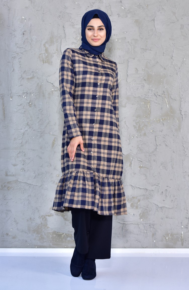 Frilly Tunic 2465-02 Mink 2465-02 | Sefamerve