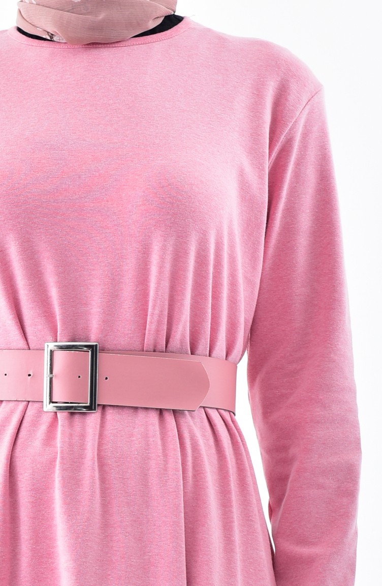 Basic Uzun Tunik 7657A-02 Pudra | Sefamerve