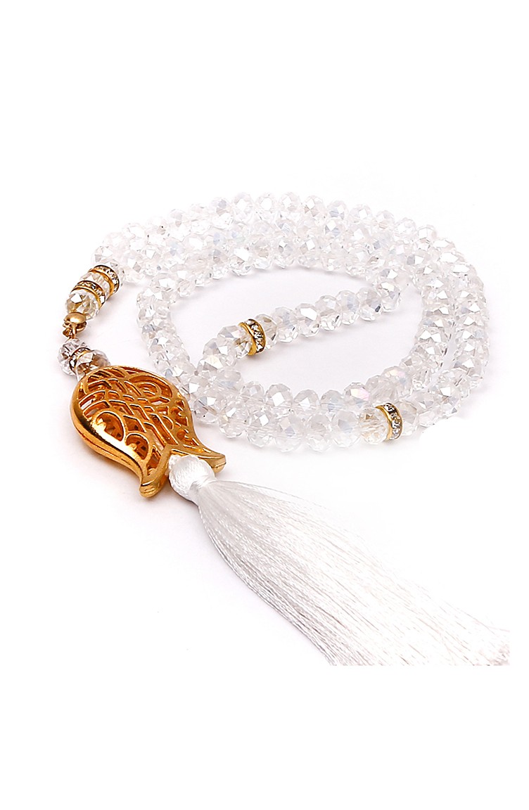 Chapelet Musulman Cristal 1100-05 Blanc 1100-05 | Sefamerve