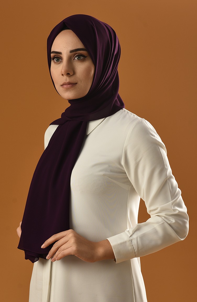 Dark Purple Shawl 90623-50 | Sefamerve