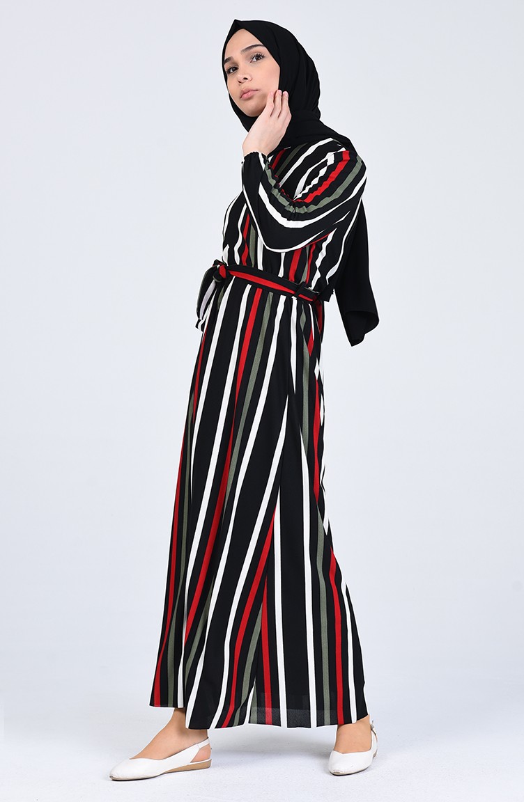 فستان أسود 8056-03 | Sefamerve