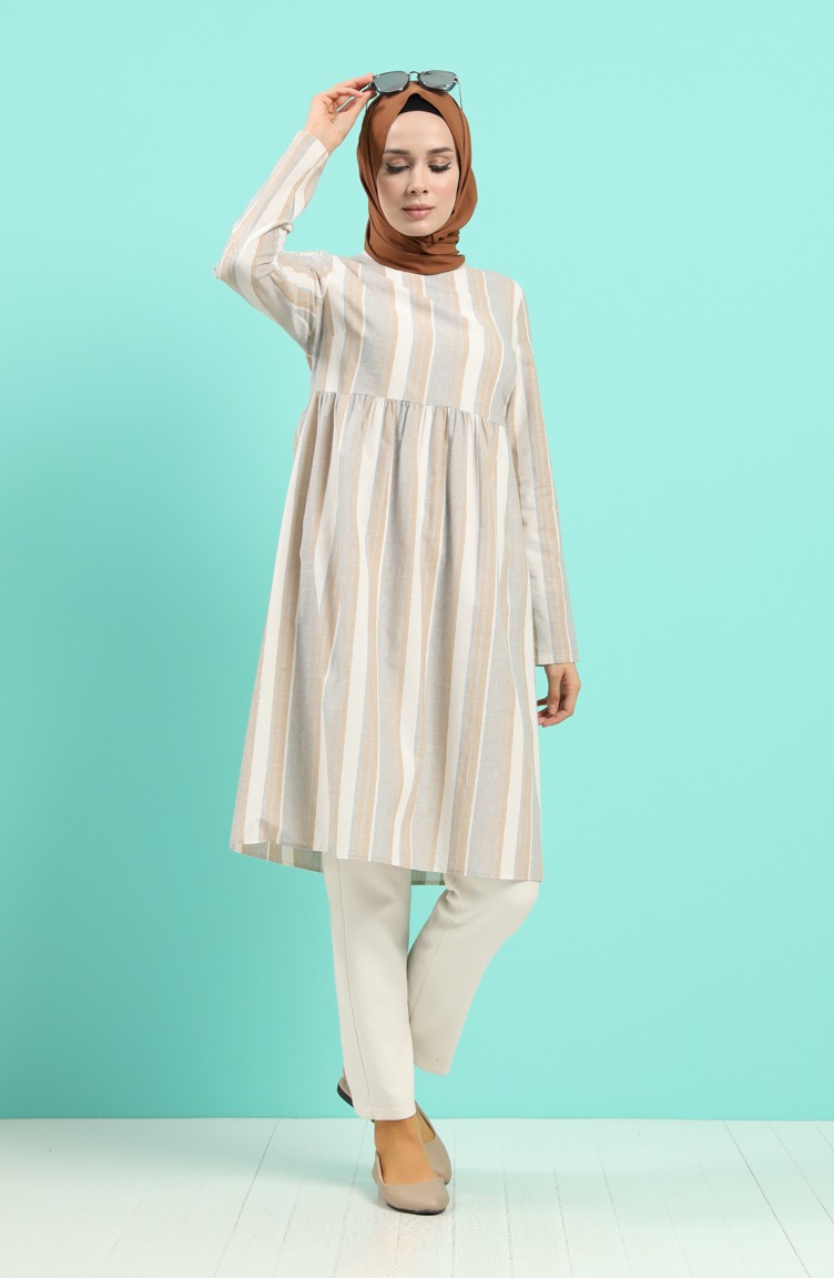 Cream Tunics 1148-01 | Sefamerve