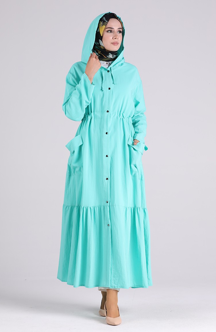 Abayas Vert menthe 3191-02 | Sefamerve