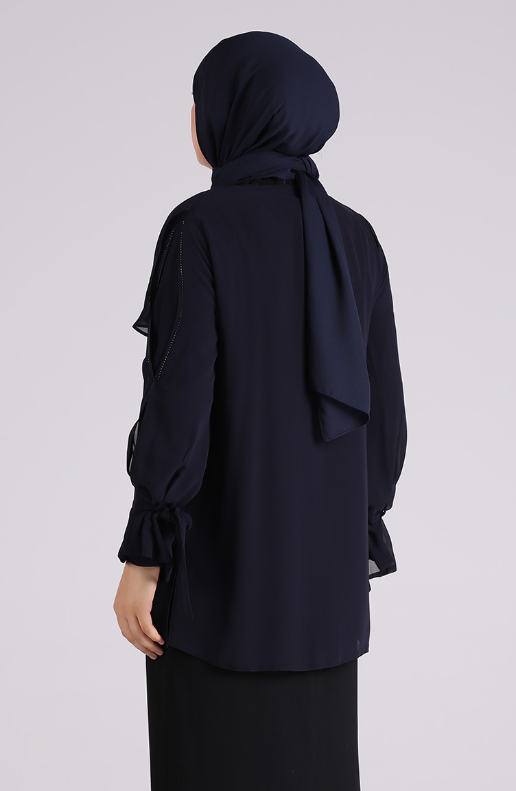 Navy Blue Suit 8017A-02 | Sefamerve
