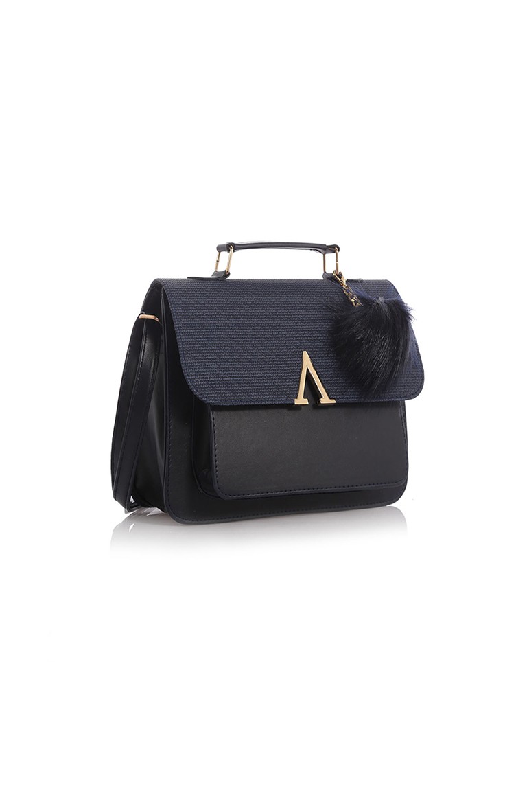 Navy Blue Shoulder Bags 40Z-03 | Sefamerve