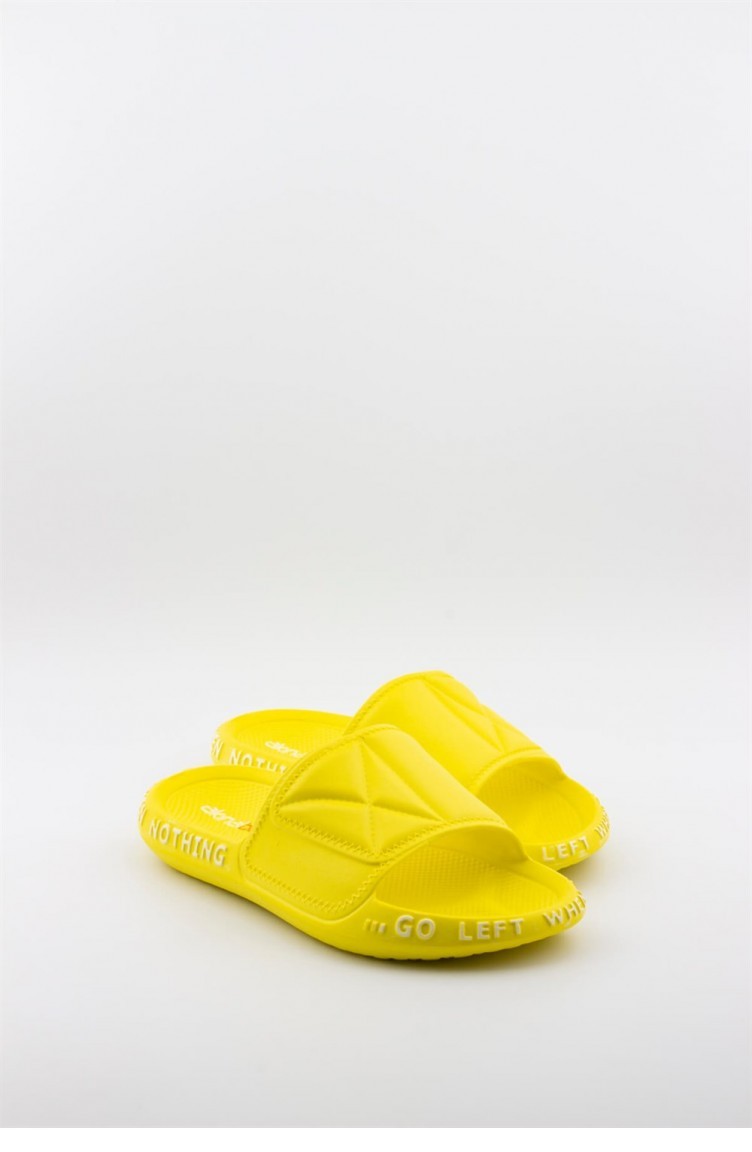 Yellow Summer Slippers 3694.MM SARI | Sefamerve