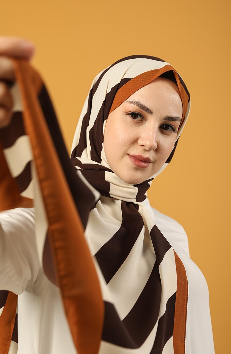 Dark Brown Shawl 70180-01 | Sefamerve