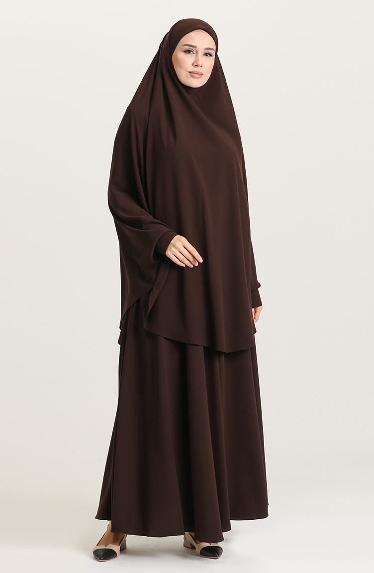 Brown Burqa 0001-06 | Sefamerve