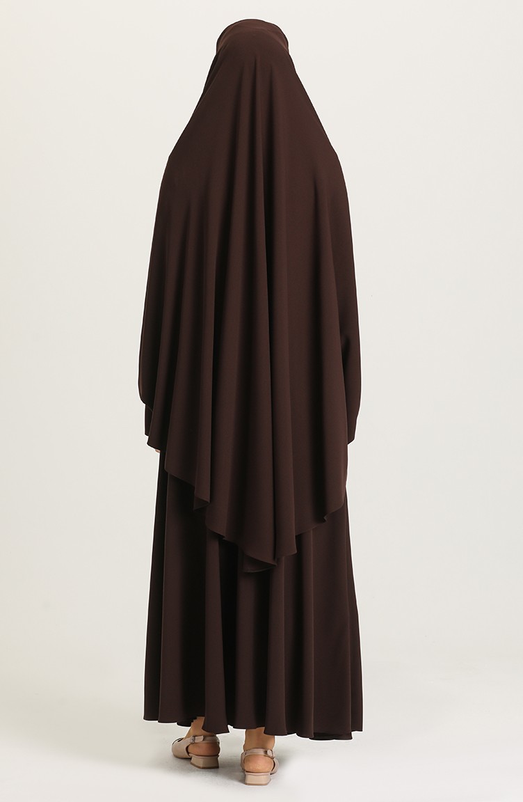 Brown Burqa 0001-06 | Sefamerve