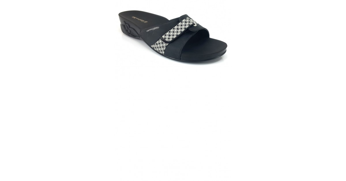 Black Summer Slippers 8052 | Sefamerve