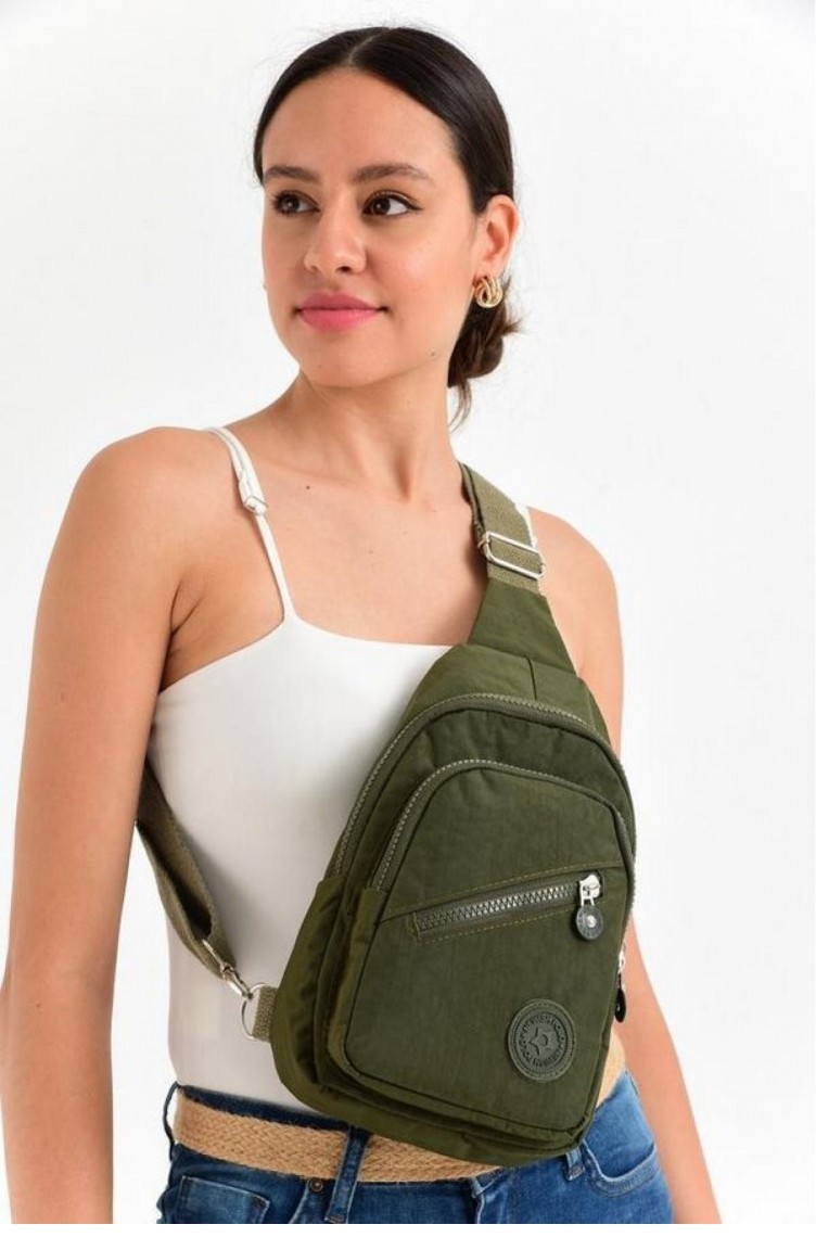Khaki Shoulder Bags 7301030110976 | Sefamerve