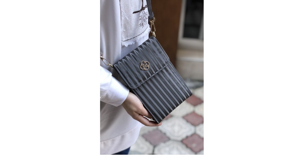 Anthracite Shoulder Bags 001489.ANTRASIT | Sefamerve