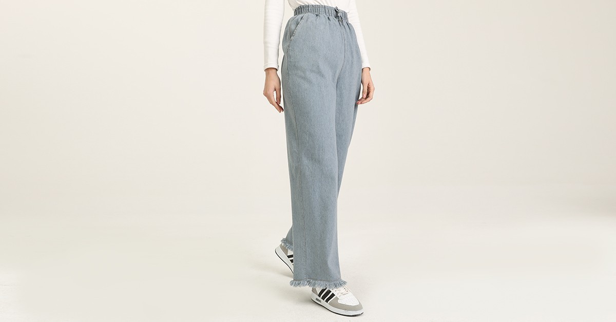 Ice Blue Pants 3602A-01 | Sefamerve