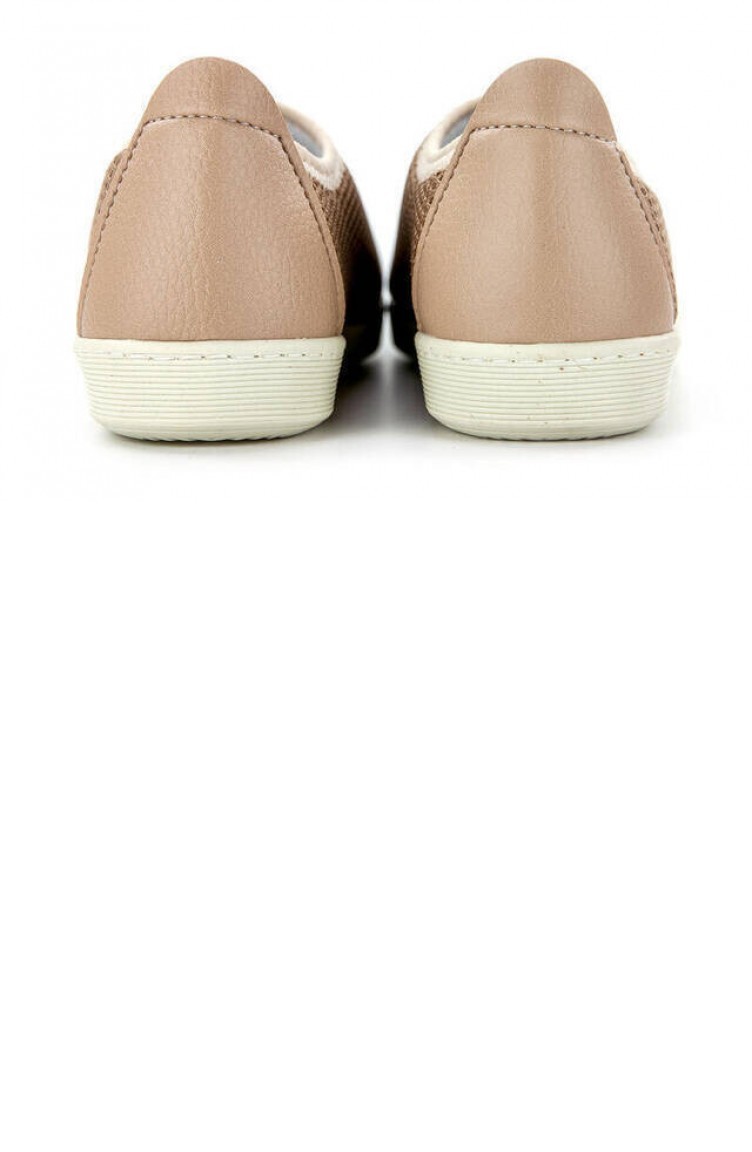 Cream Women's Hajj and Umrah Shoes 160.Kahverengi | Sefamerve
