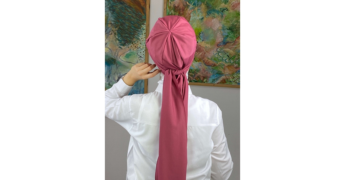 Cherry Ready to Wear Turban 3NZL705223-03 | Sefamerve