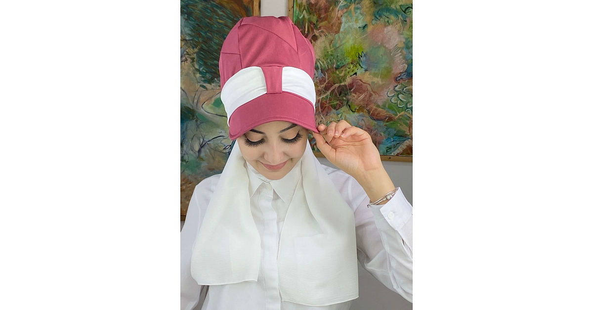 Cherry Ready to Wear Turban 12NZL7052212-03 | Sefamerve