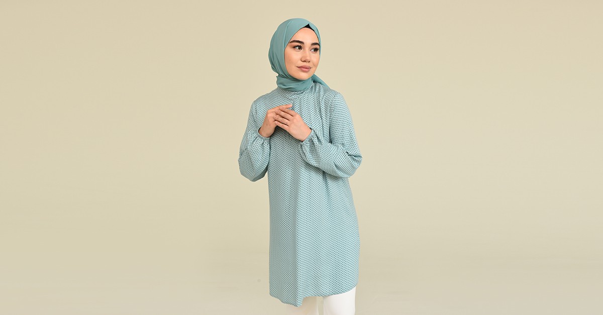 Mint Green Tunics 84001D-01 | Sefamerve