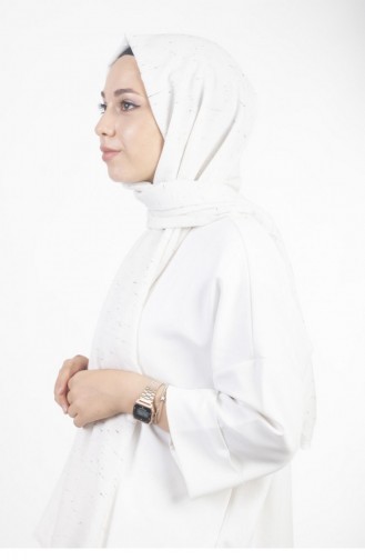 White Shawl 3498 | Sefamerve