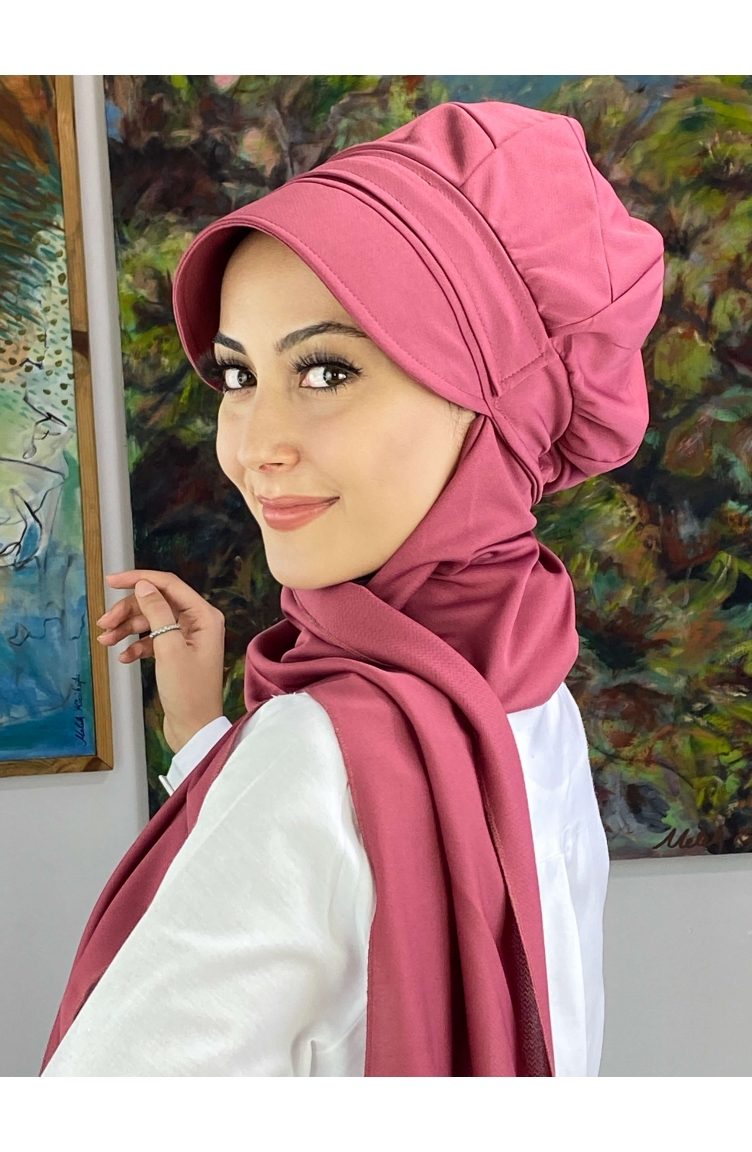 Cherry Ready to Wear Turban 19AGS22ŞP25-02 | Sefamerve