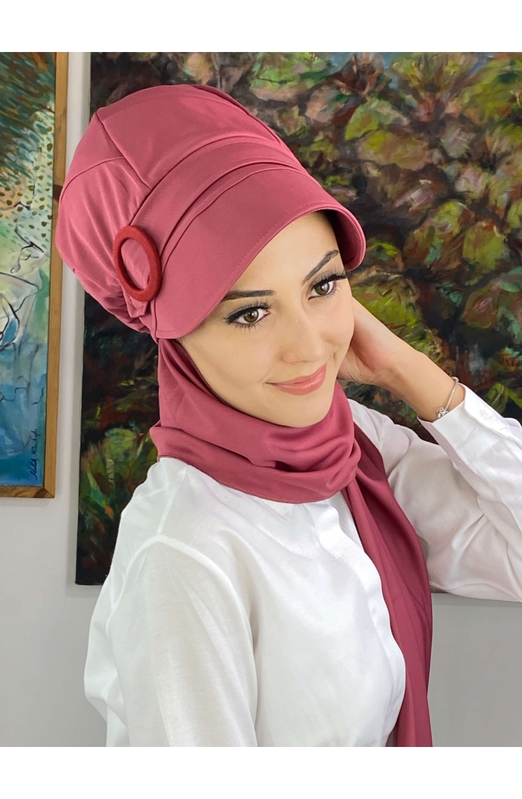 Cherry Ready to Wear Turban 19AGS22ŞP25-02 | Sefamerve