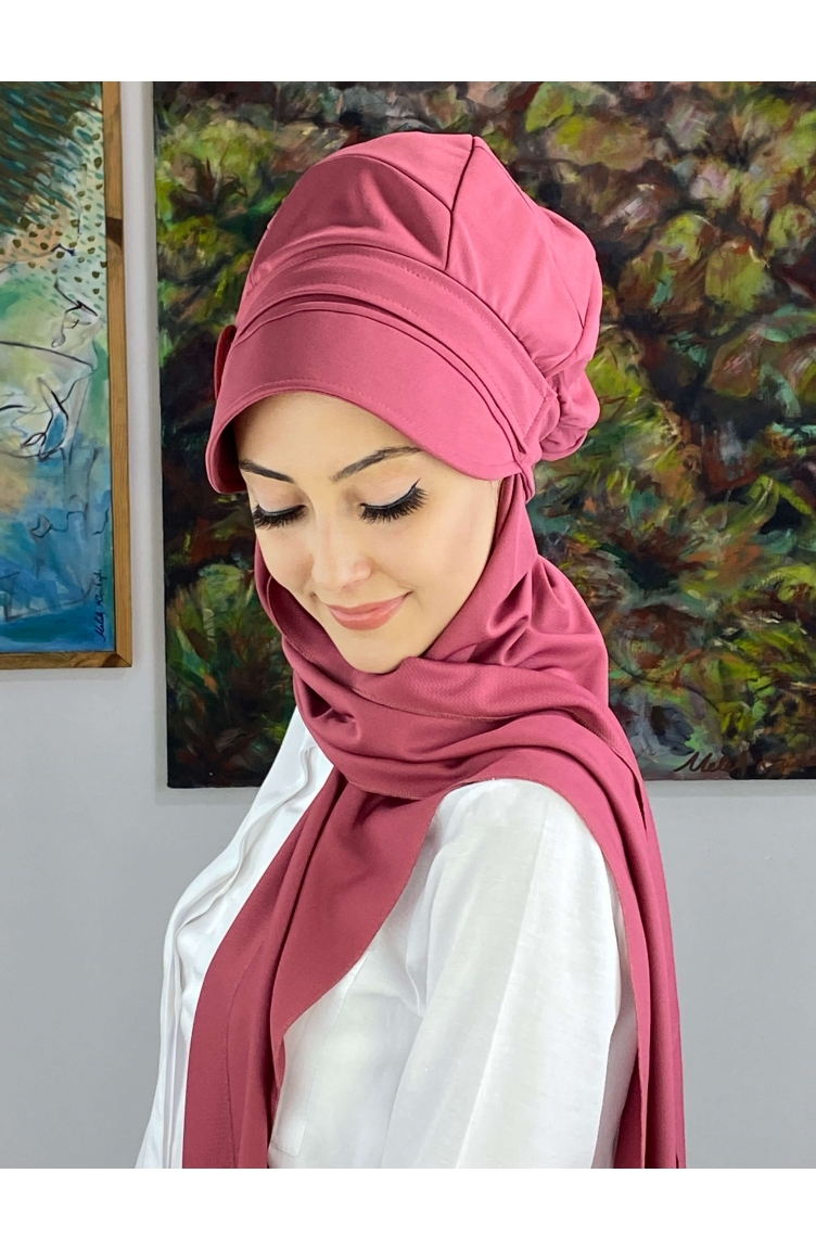 Cherry Ready to Wear Turban 19AGS22ŞP25-02 | Sefamerve