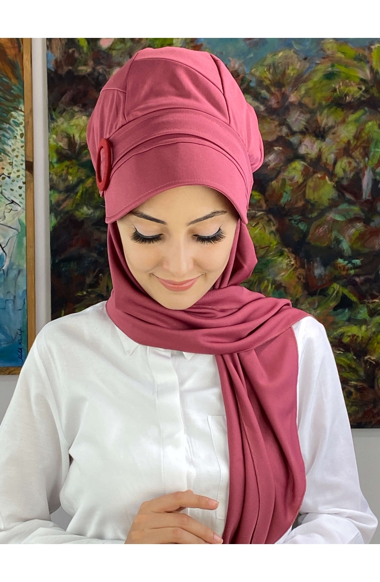 Cherry Ready to Wear Turban 19AGS22ŞP25-02 | Sefamerve