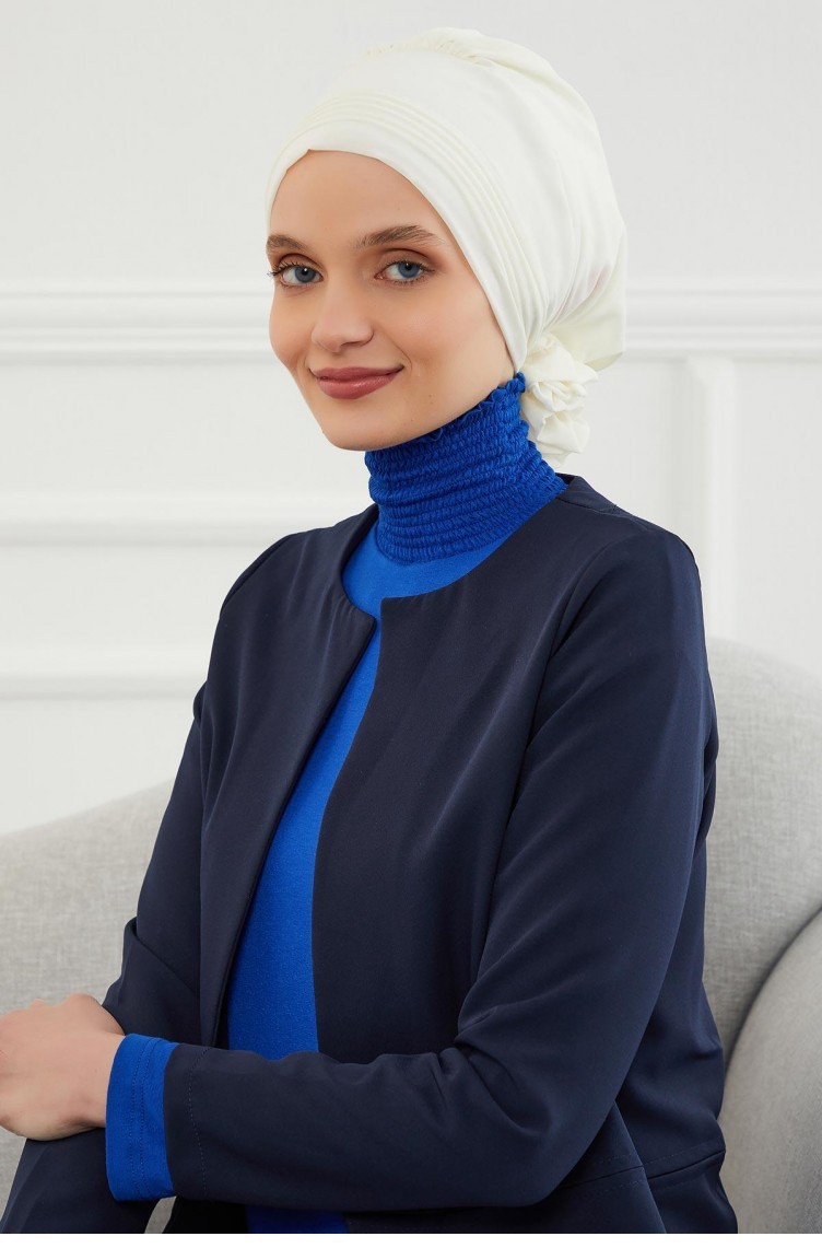 Cream Ready to Wear Turban 3116 | Sefamerve