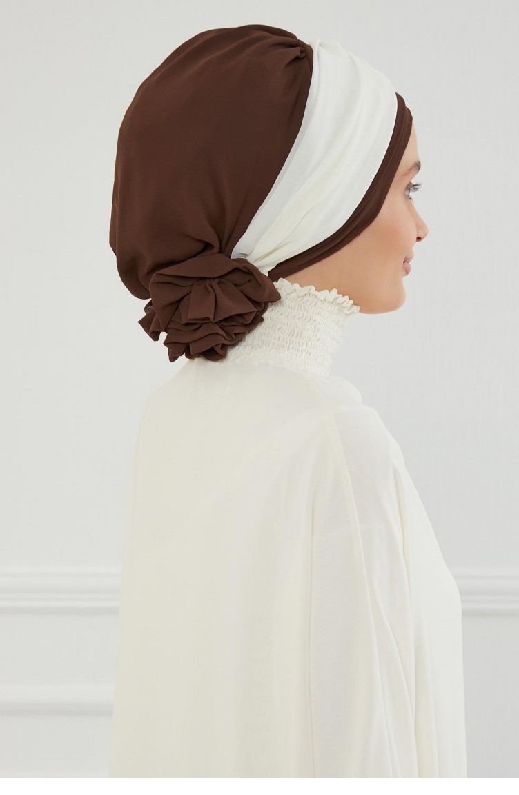 Cream Ready to Wear Turban 45255 | Sefamerve
