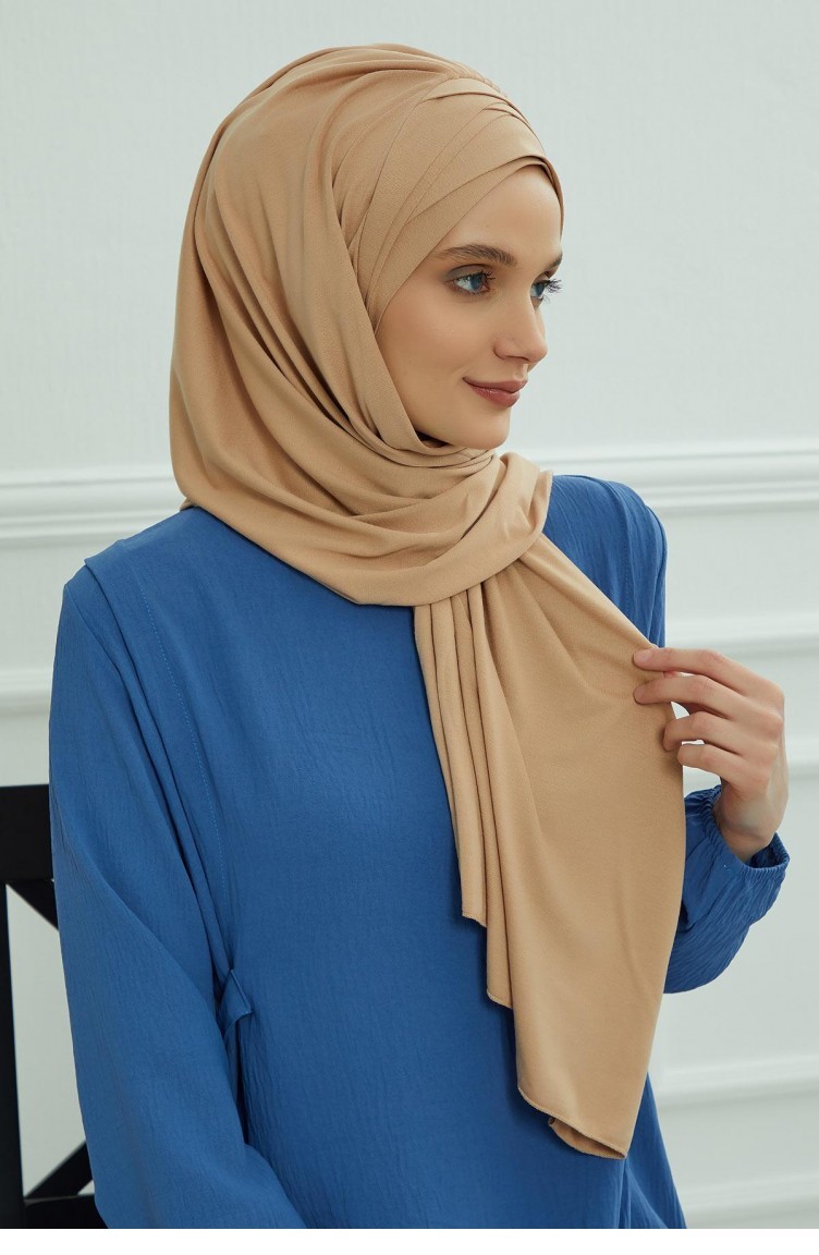 Milk Coffee Ready to Wear Turban 4124 | Sefamerve