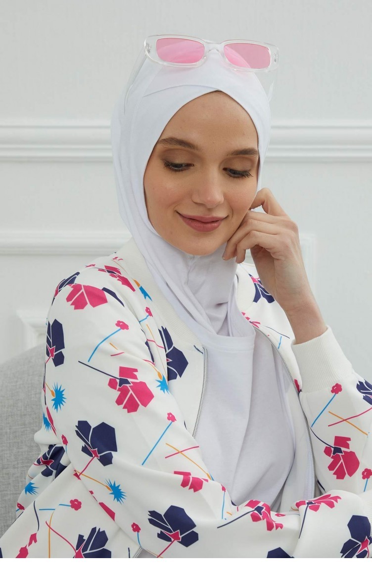 White Underscarf 45 | Sefamerve