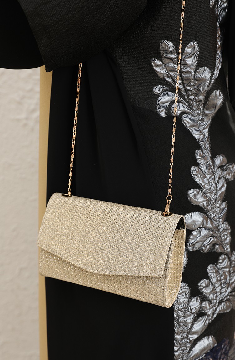 Golden Shoulder Bags 1702-02 | Sefamerve