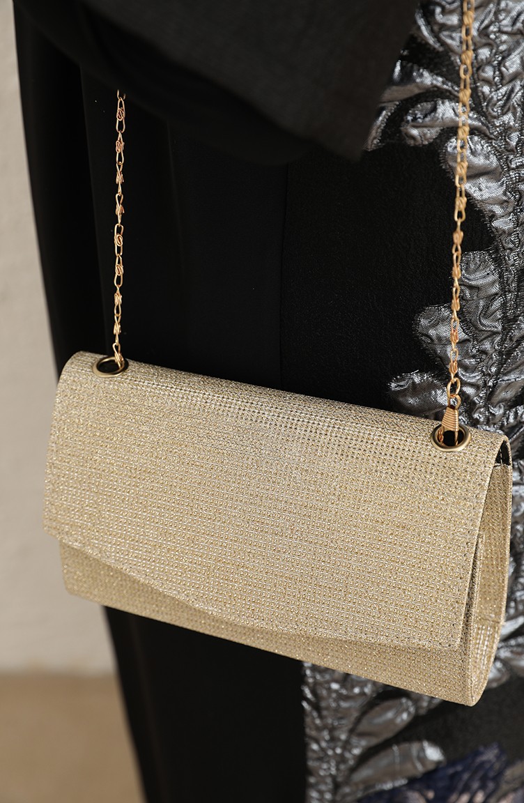 Golden Shoulder Bags 1702-02 | Sefamerve