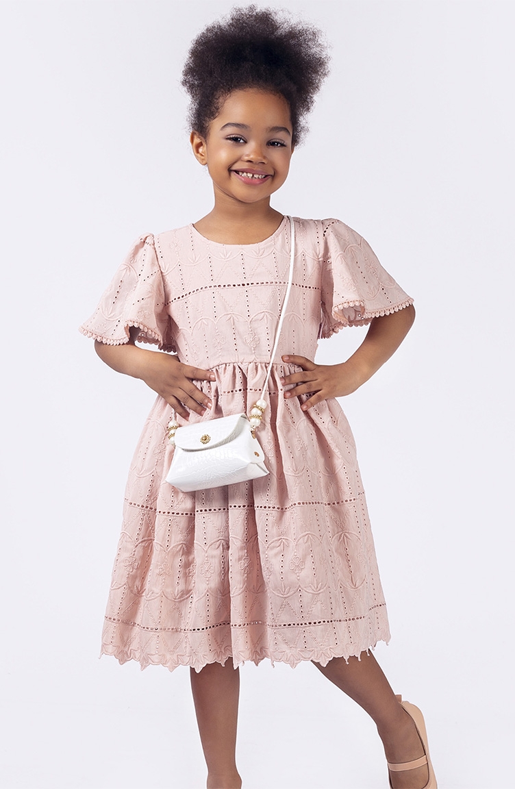 Robe Enfant Rose 2433FSTO-01 | Sefamerve