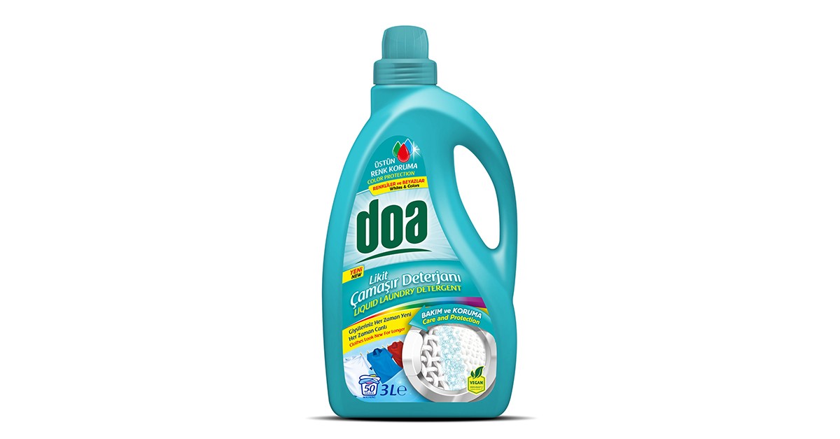 Doa Couleurs et Blancs du Détergent à Lessive Liquide 3000 Ml 57361 ...