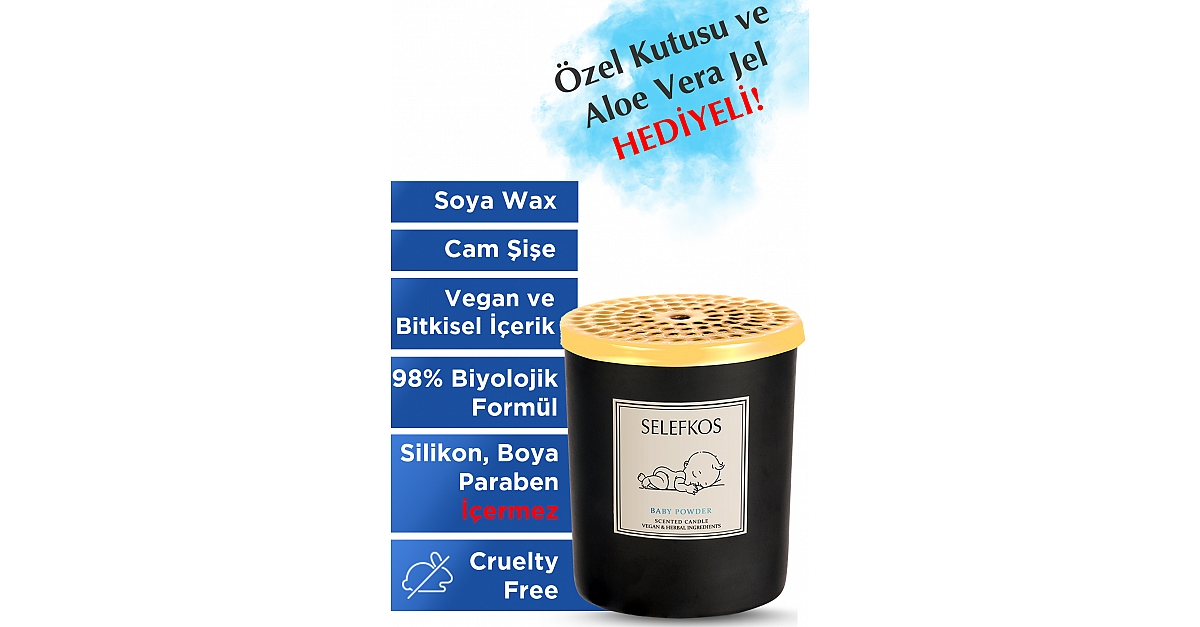 Bougie En Verre Parfumée à La Cire De Soja Végétalienne Parfumée à La ...