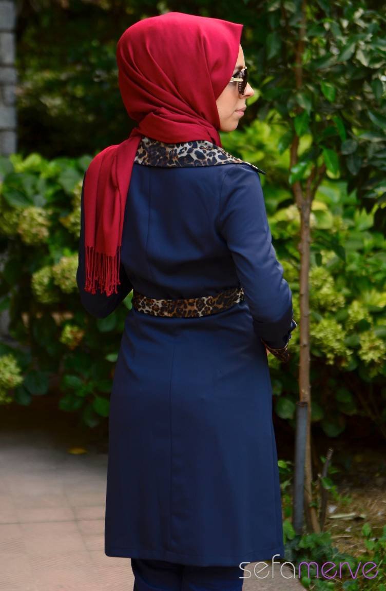 Navy Blue Cape 2247-04 | Sefamerve