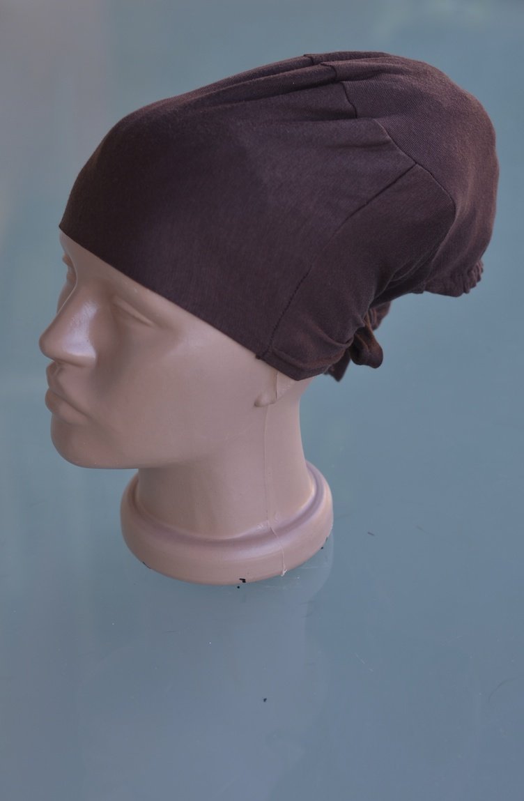 Lycra Viscon Dikişsiz Bone 06 Koyu Kahve | Sefamerve