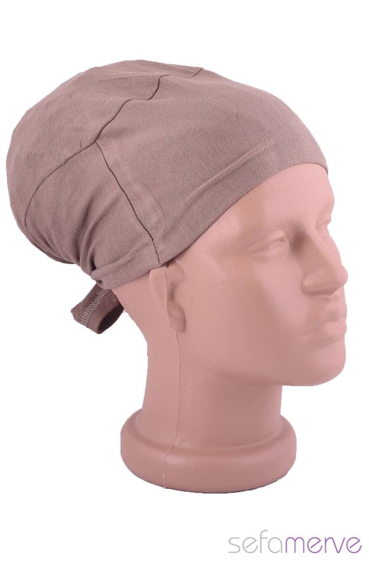 Lycra Viscon Dikişsiz Bone 26 Koyu Vizon | Sefamerve